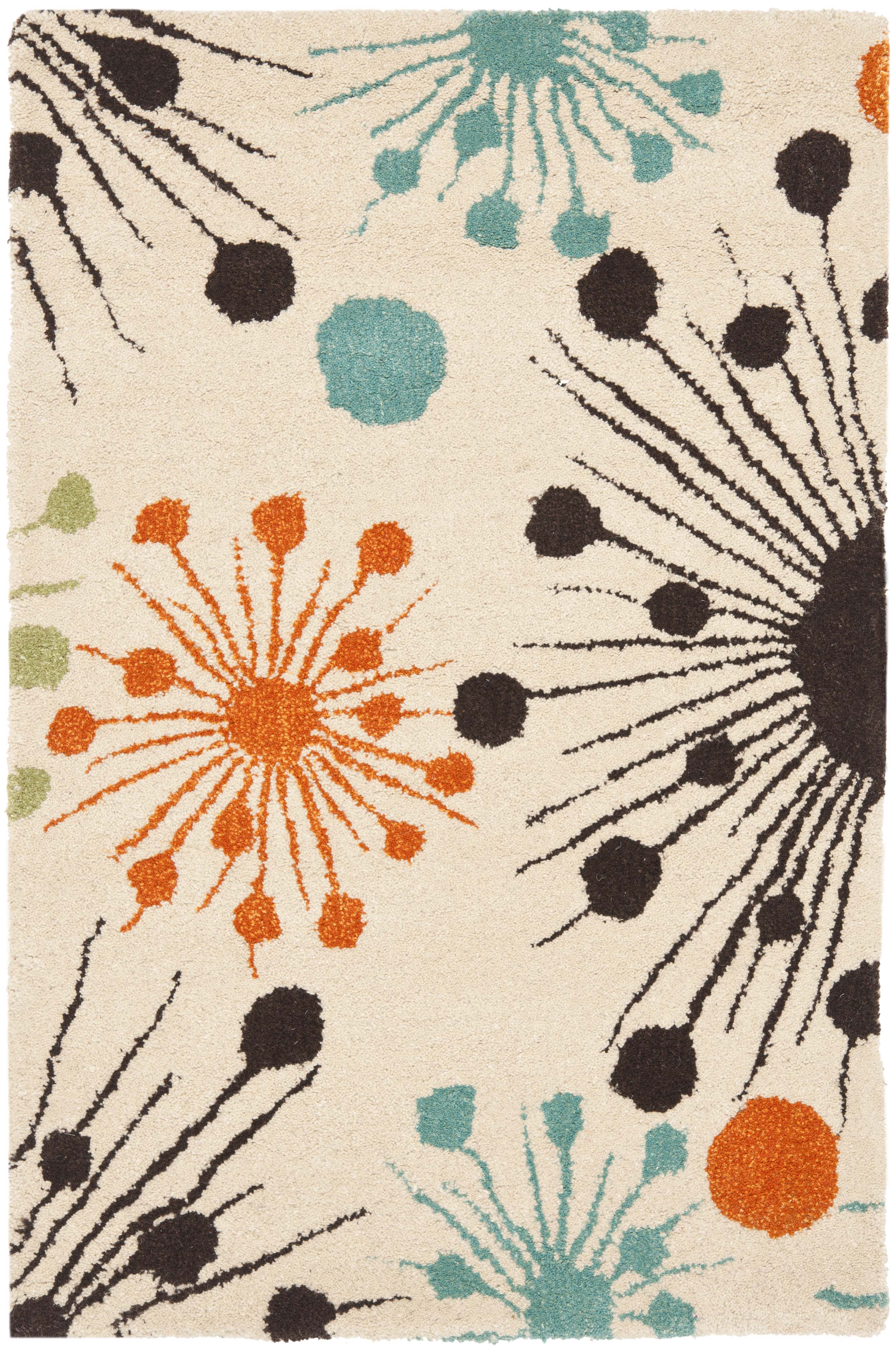 handmade cosmos ivory zealand wool rug 5 for sale online | eBay